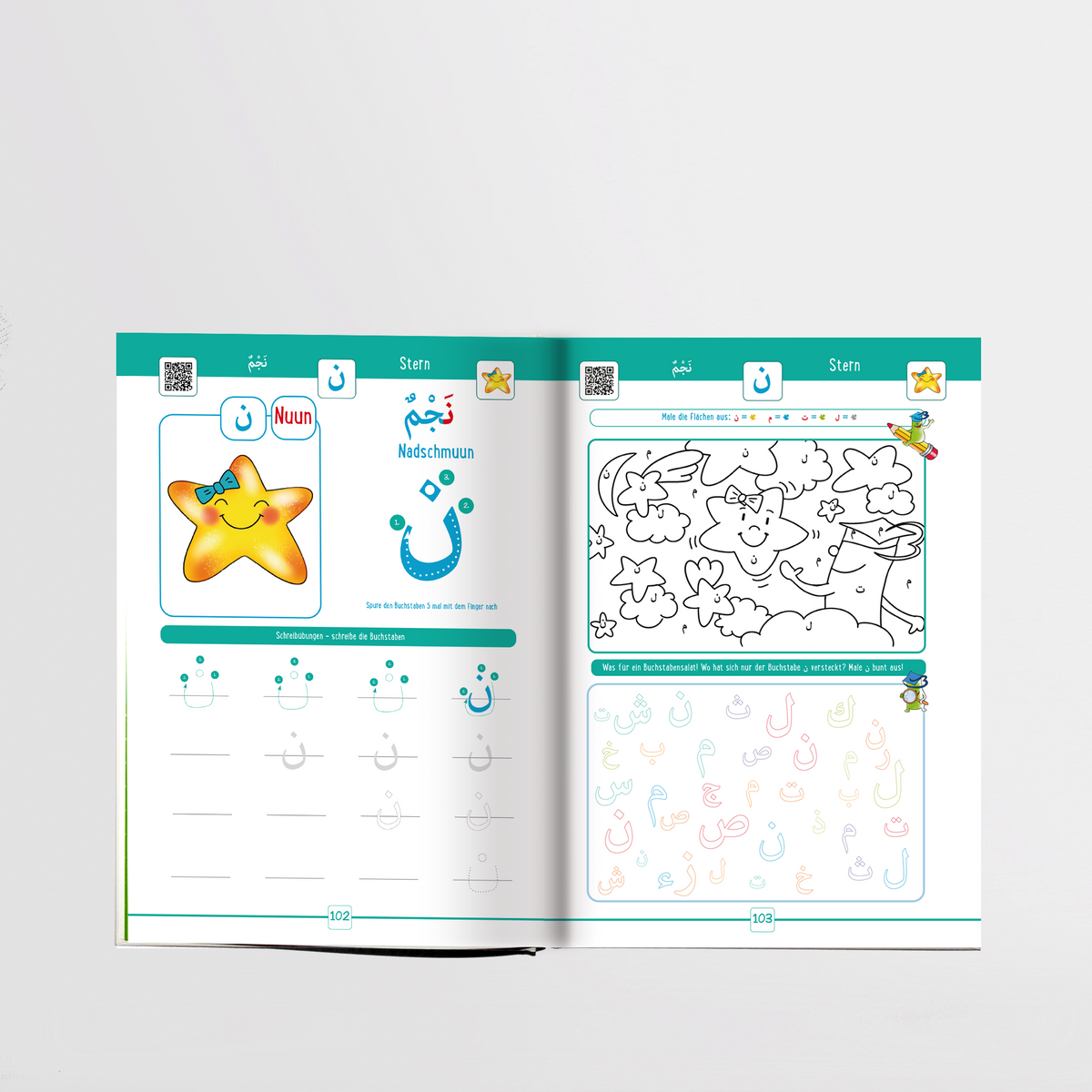 Kinderbuch Arbeitsbuch "Lerne das AlifBa mit Batut" – www.atfaluna ...